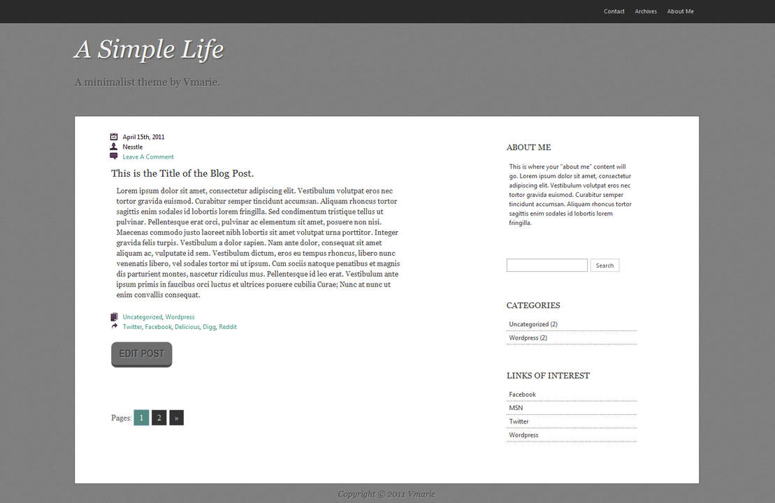 A Simple Life 1.0Beta by vanessabanessa89 on DeviantArt