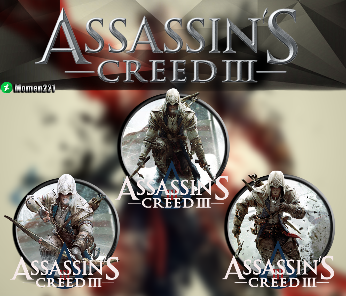 Assassin's Creed 3 icon ico by Momen221 on DeviantArt