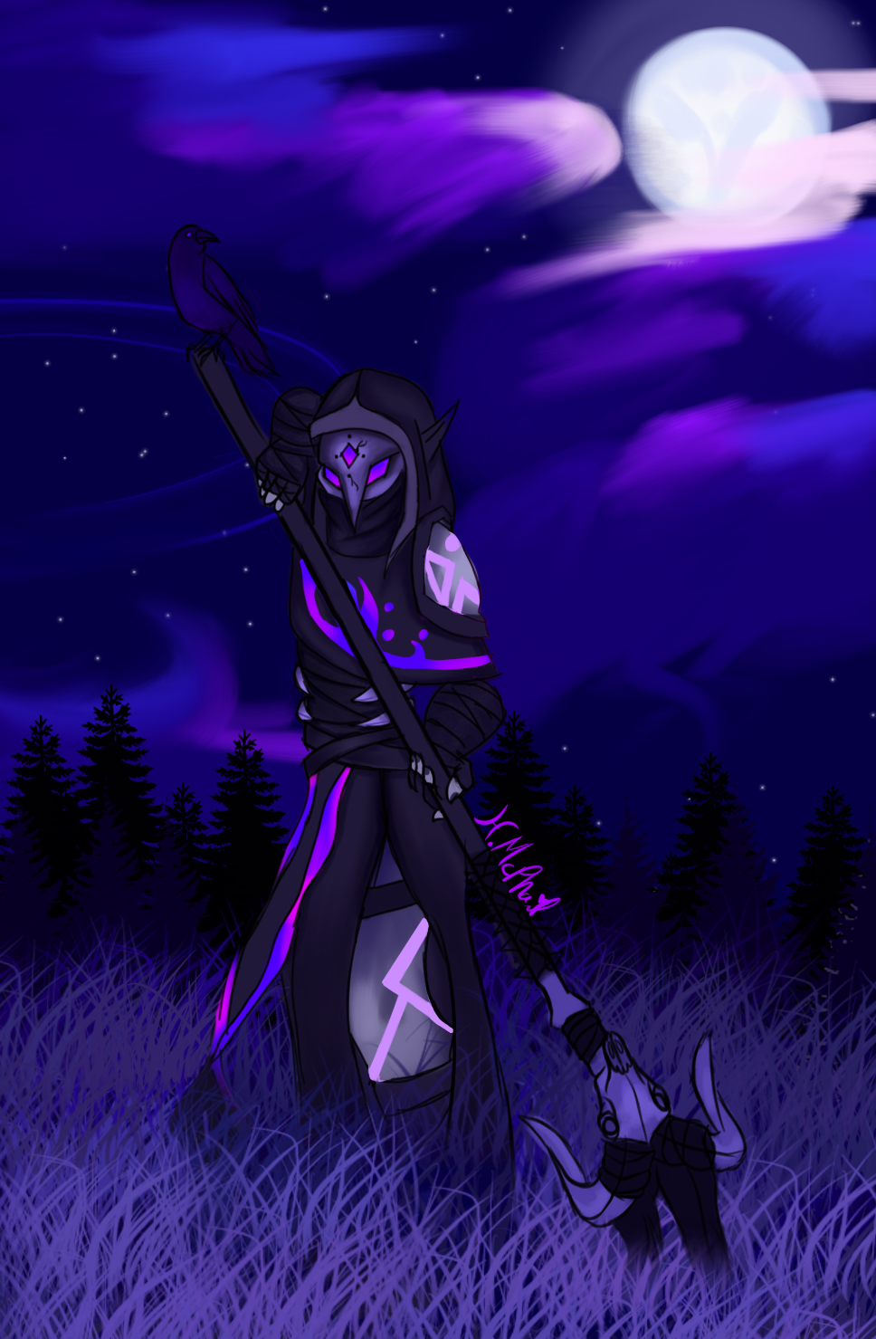 Necromancer OC by Candieez0831 on DeviantArt