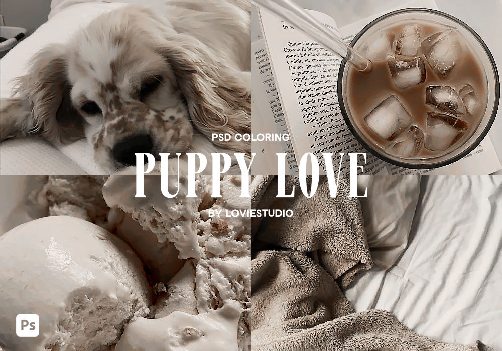 PUPPY LOVE PSD COLORING by loviestudio by lovietos on DeviantArt
