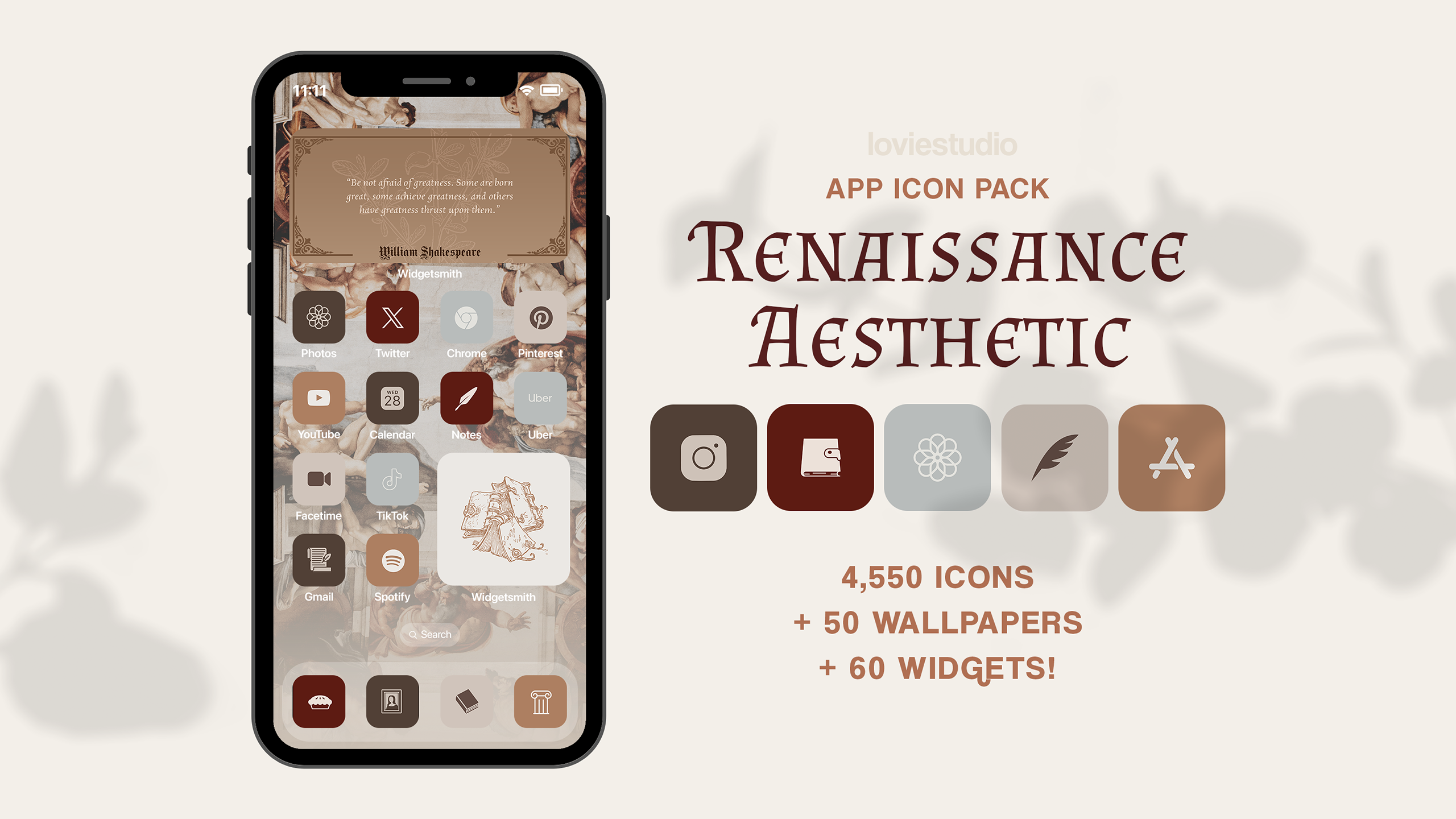 RENAISSANCE AESTHETIC APP ICON PACK by lovietos on DeviantArt