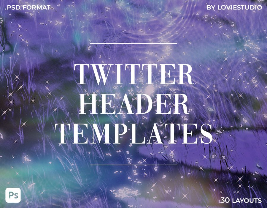 TWITTER HEADER TEMPLATES by loviestudio by lovietos on DeviantArt