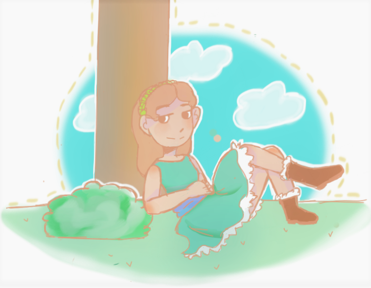 paisaje chibi by violetasa7 on DeviantArt