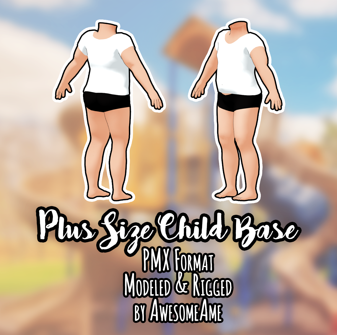 MMD | Plus Size Child Base | Download by AwesomeAme on DeviantArt