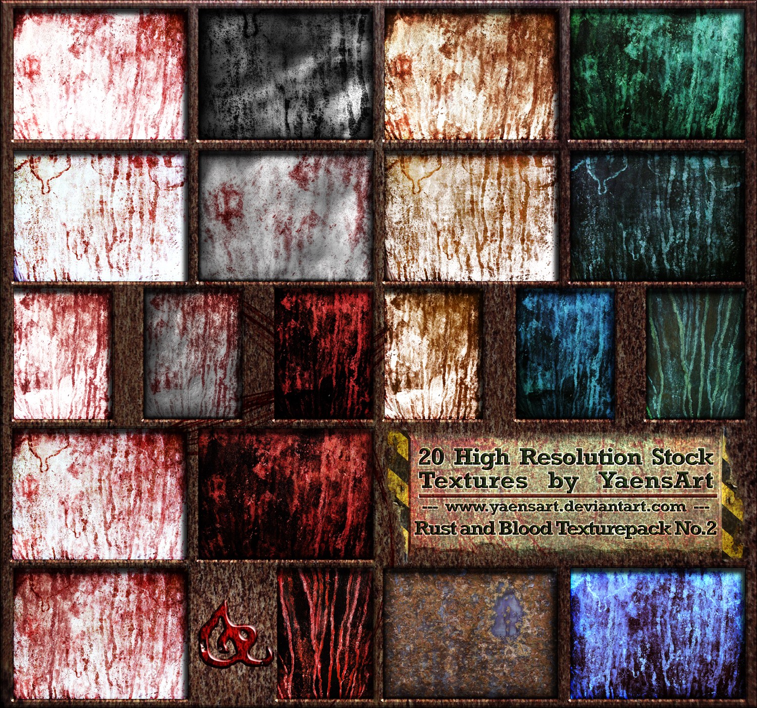 Rust and Blood Texturepack No.2 by YaensArt on DeviantArt