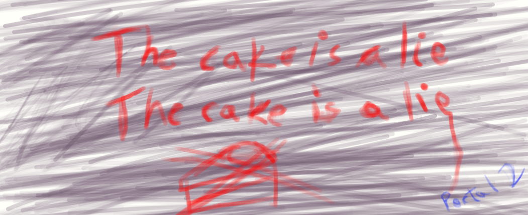 Portal Fan Art- The cake by mehrrry on DeviantArt