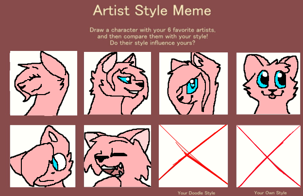 Artist Style Meme by AngelKitty2015 on DeviantArt
