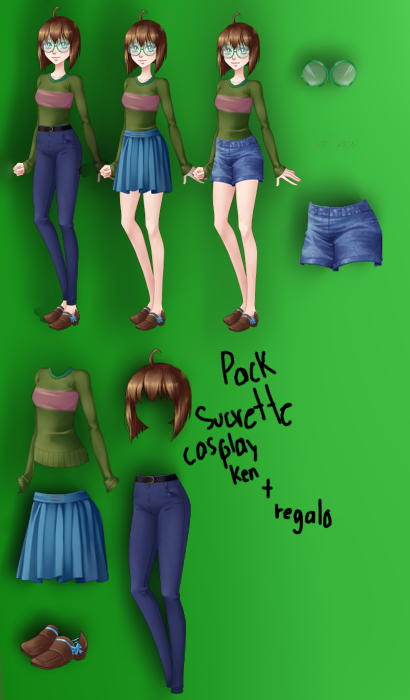 Cdm Pack Sucrette Cosplay Ken by ReyEmicraftyt on DeviantArt