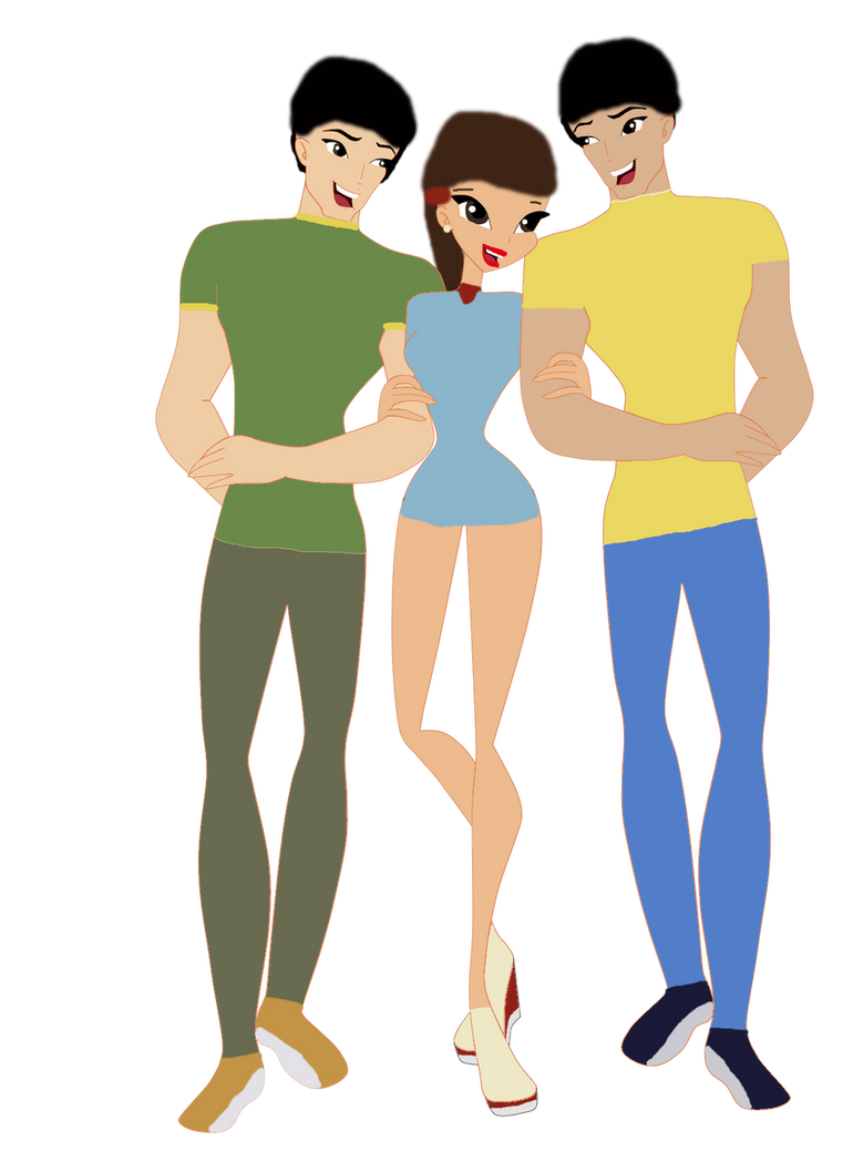 Max, Emmy and Enrique (Winx Club Style) by IORArts on DeviantArt