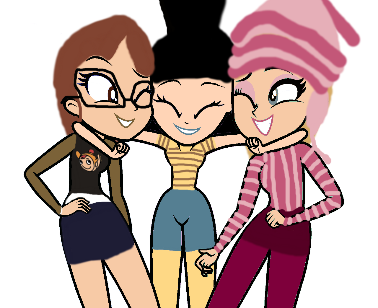 Margo, Edith and Agnes (EG Style) by IORArts on DeviantArt
