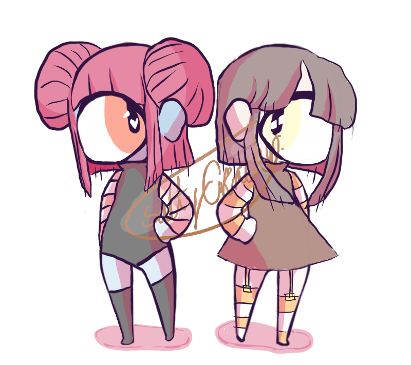 Maki and CHi by SaltyLittleCracker on DeviantArt