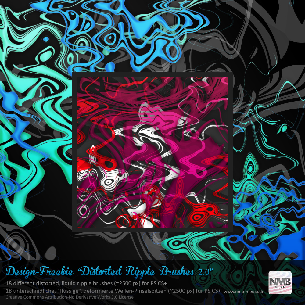 18 PS CS+ Distorted Liquid Ripple Brushes v2 rough by Hexe78 on DeviantArt