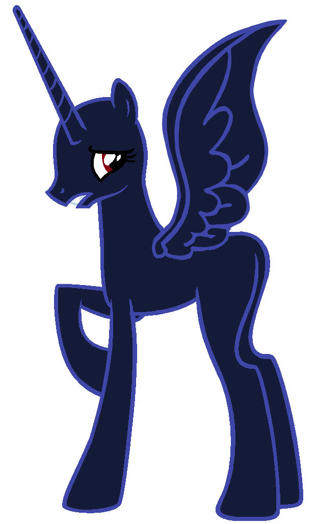 Mlp Base Worried Princess by RavenMidnight22 on DeviantArt
