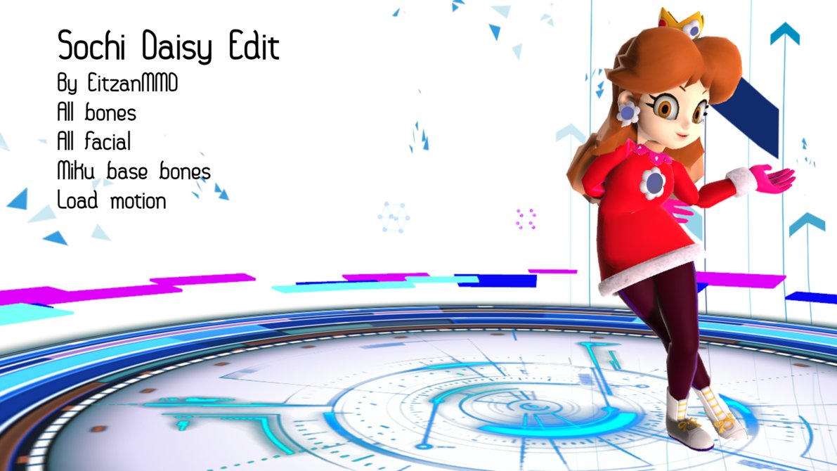 Mmd Princess Daisy Sochi Edit By Eitzanmmd by EitzanMMD1 on DeviantArt