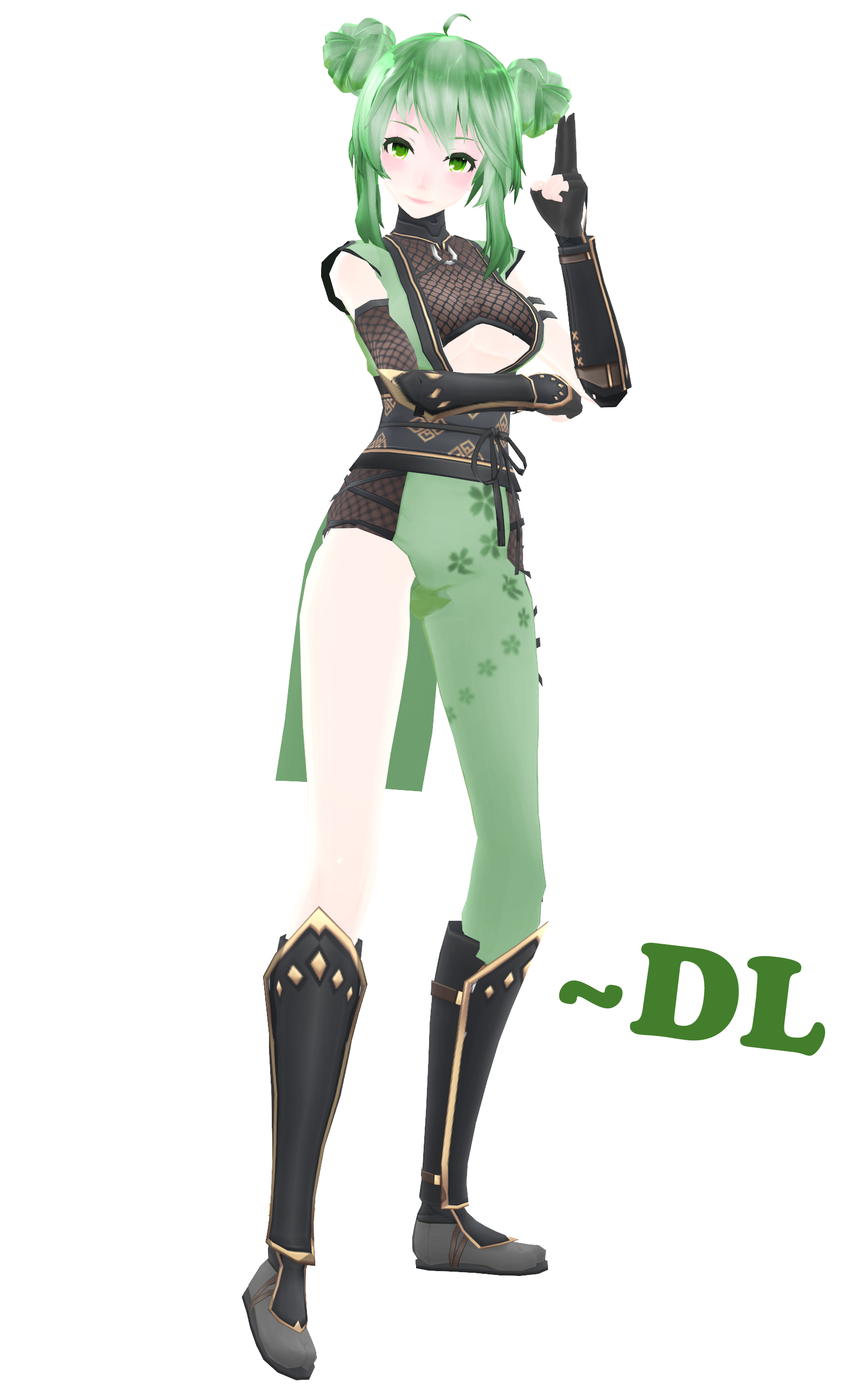 [MMD] Kunoichi Gumi (model DL) by UnluckyCandyFox on DeviantArt