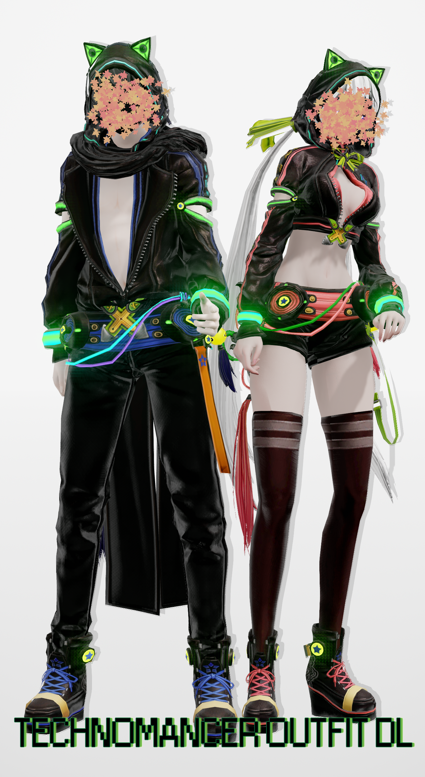 [MMD DL] Technomancer outfit by UnluckyCandyFox on DeviantArt