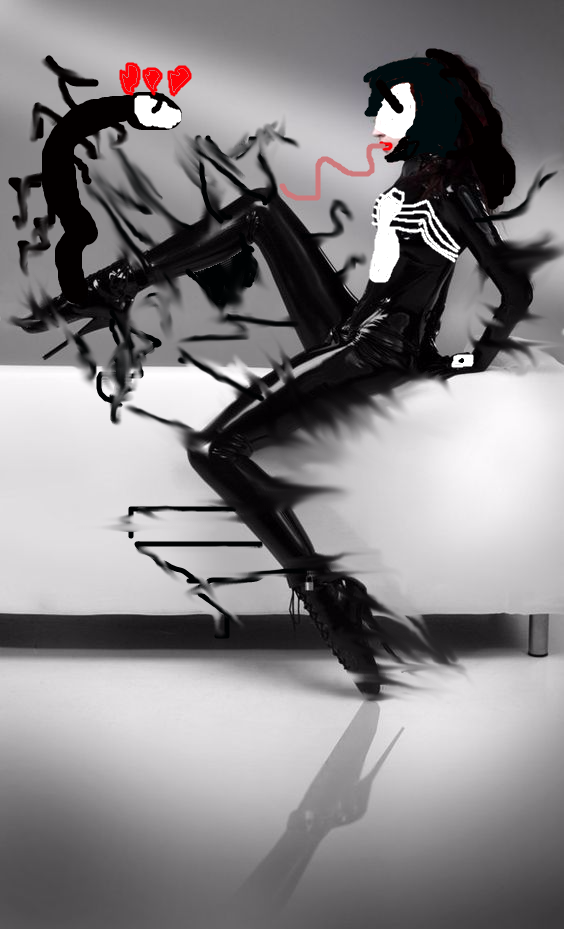 She Venom Liquid Latex Black