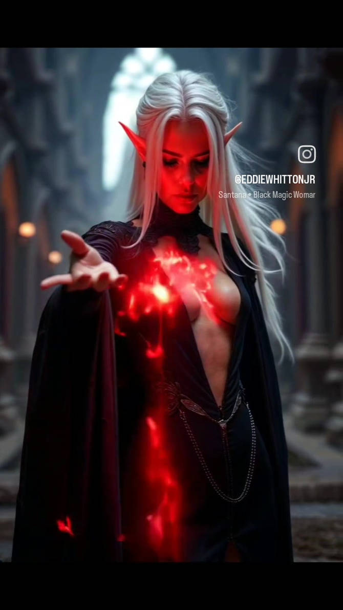 Black Magic Elf Woman by eddiewhittonjr on DeviantArt
