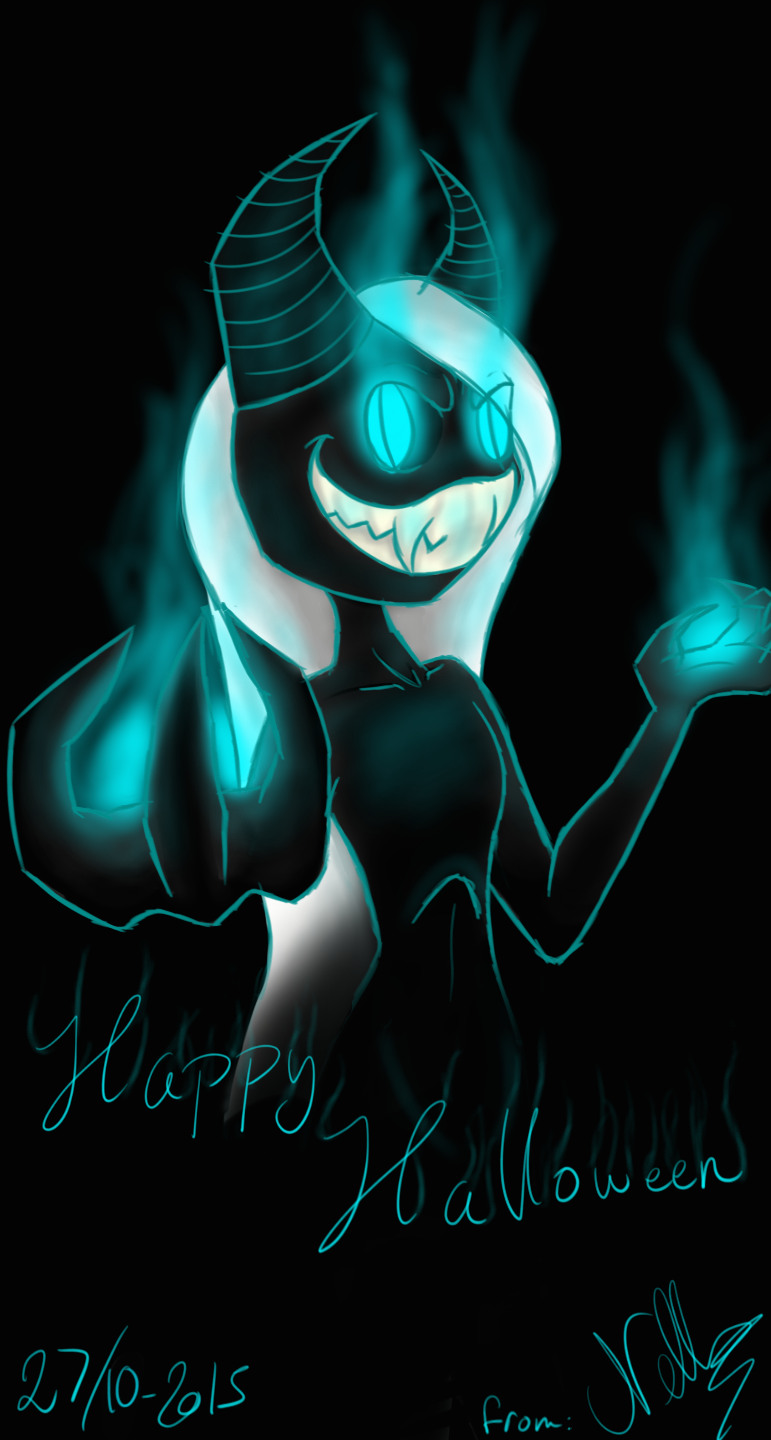 Halloween Demon by DrawingNella on DeviantArt