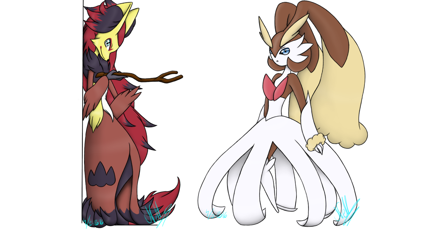 Pokemon Fusions by DrawingNella on DeviantArt
