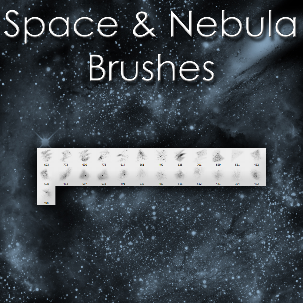 Space and Nebula Brushes by PSD-Resource-Service on DeviantArt