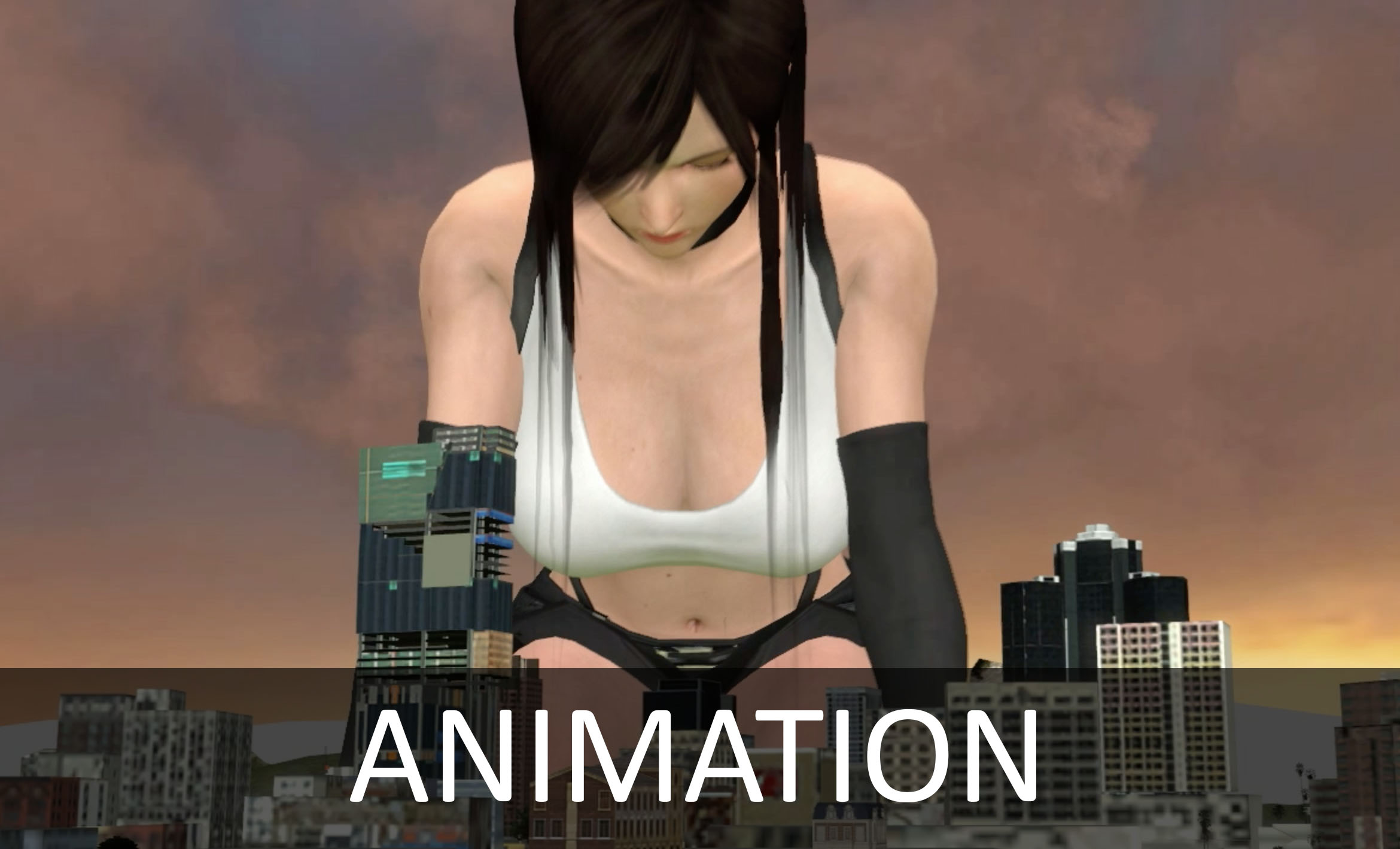 Attack of the Titanic Tifa - Part 1 by EverGrowingWaifus on DeviantArt