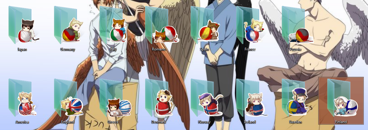 Hetalia Neko Icons by Ginokami6 on DeviantArt