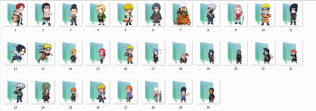 Naruto Icons by Ginokami6 on DeviantArt