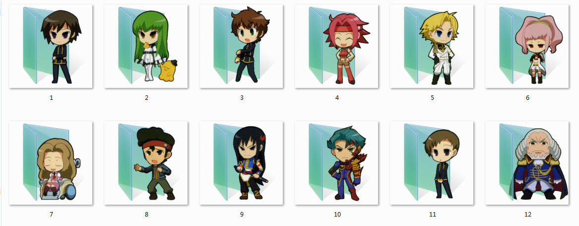 Code Geass Folder Icons by Ginokami6 on DeviantArt
