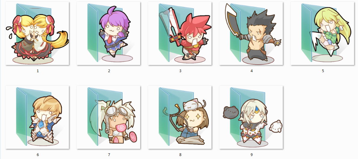 Elsword Folder Icons by Ginokami6 on DeviantArt