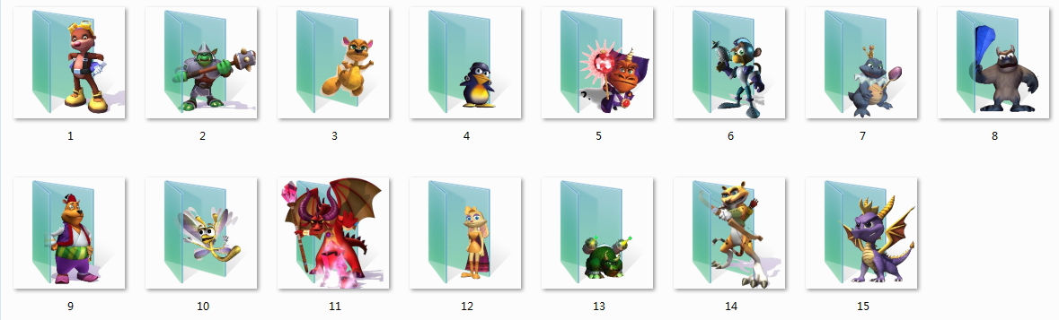 Spyro Folder Icons by Ginokami6 on DeviantArt