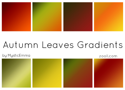 Autumn Leaves Gradients by MysticEmma on DeviantArt
