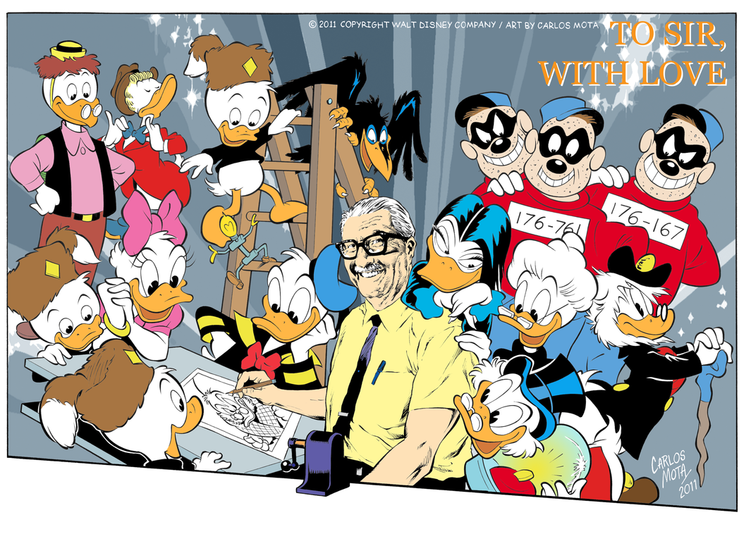 Carl Barks by CarlosMota on DeviantArt