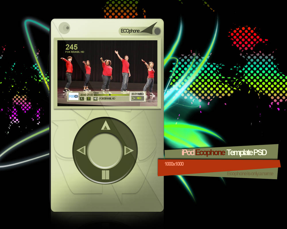 iPod Template PSD Eco. by bademme on DeviantArt