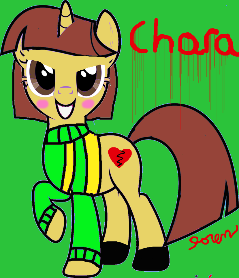 MLP Chara by RenaRouge52 on DeviantArt