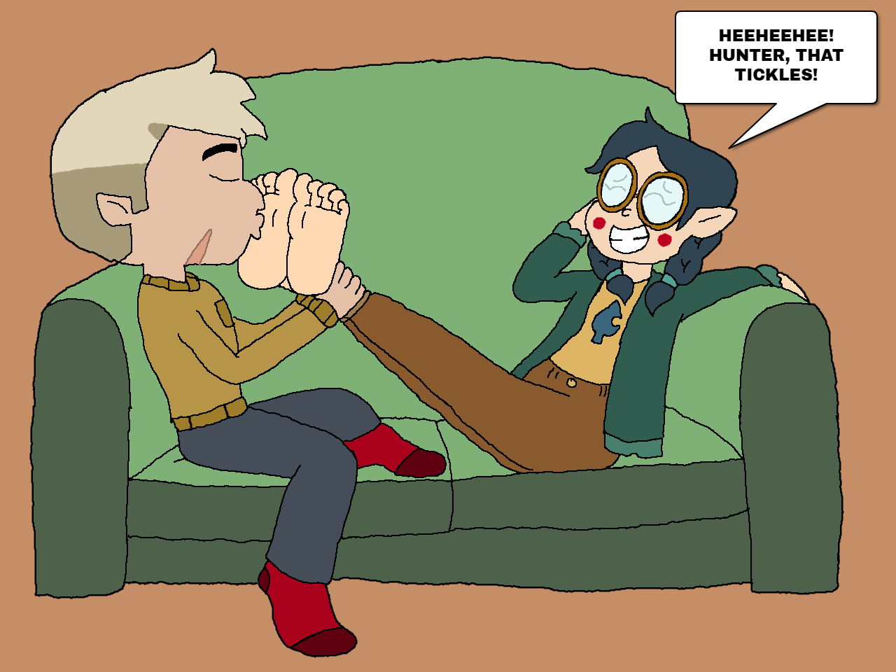 Huntlow Feet Worship by Axmarsonicfan121 on DeviantArt