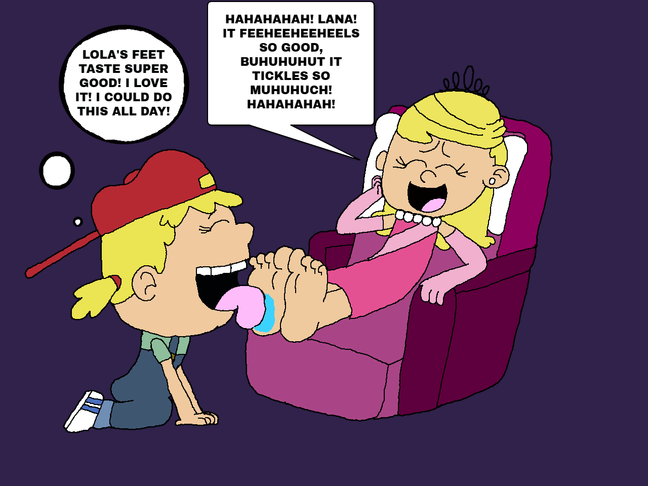 A Licklish Pedicure by Axmarsonicfan121 on DeviantArt