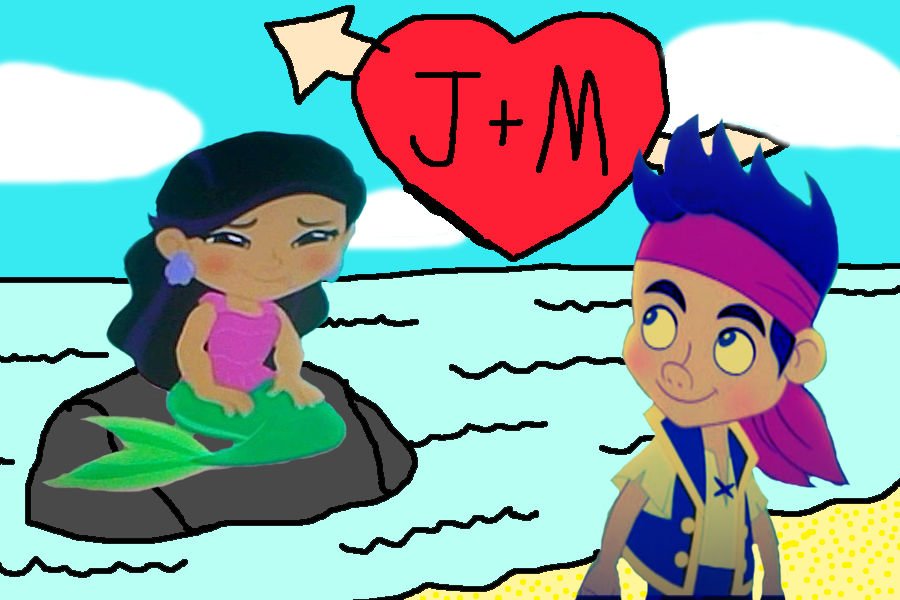 Jake and Marina the Mermaid Are in Love by bigpurplemuppet99 on DeviantArt