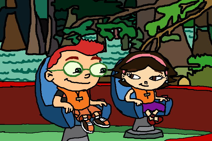 Little Einsteins- Leo and June Flirting by bigpurplemuppet99 on DeviantArt