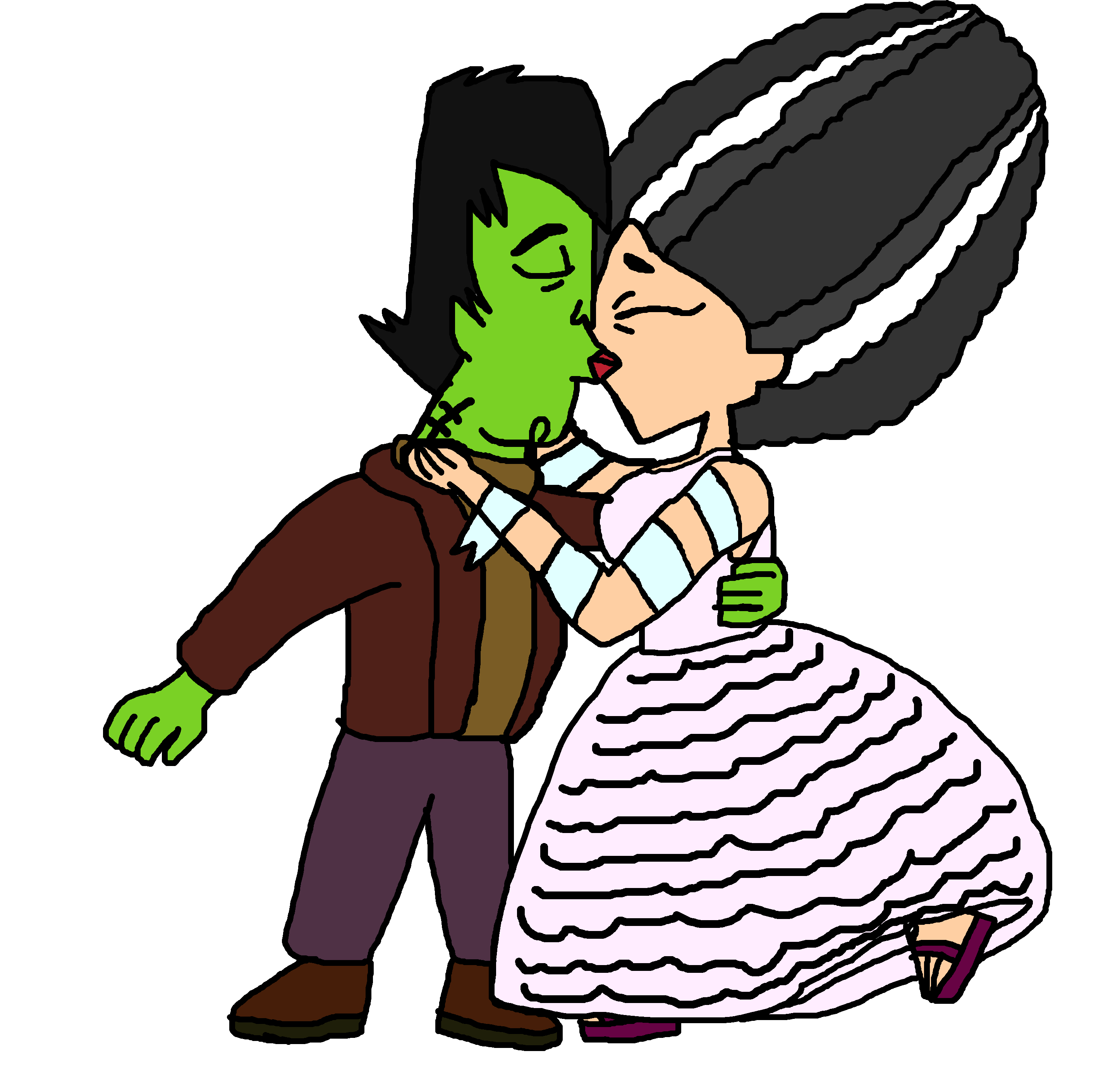TDI Heather and Trent PASSIONATE KISS #2 by bigpurplemuppet99 on DeviantArt