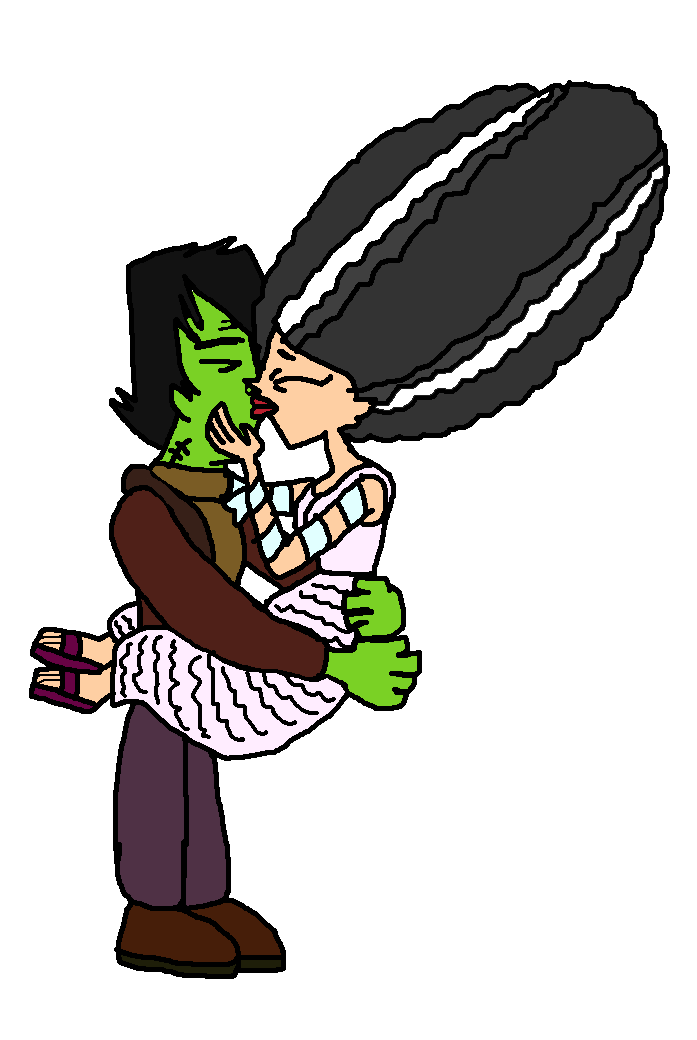 TDI Heather and Trent Kiss and Carry #2 by bigpurplemuppet99 on DeviantArt