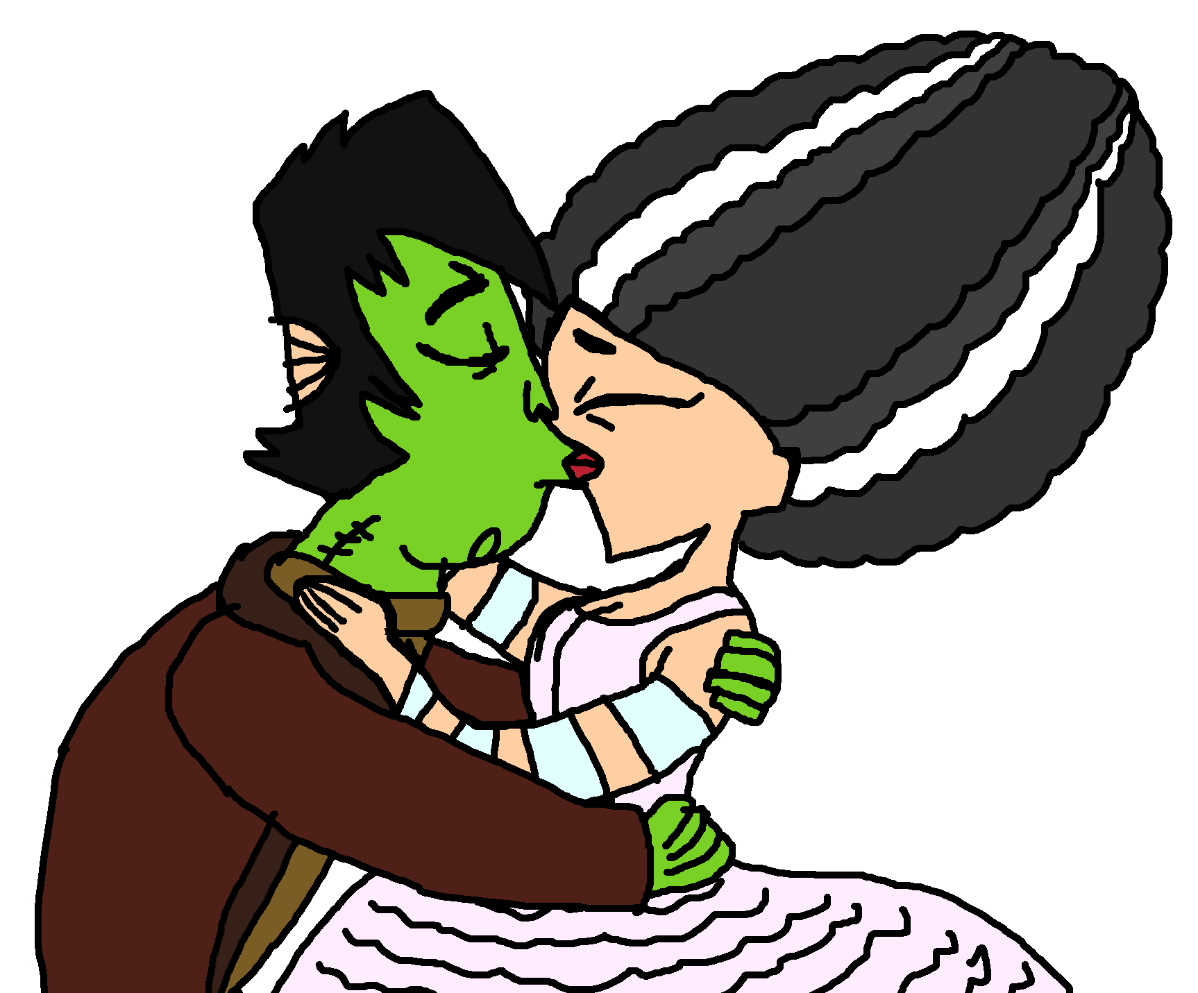 TDI Heather and Trent ROMANTIC KISS #2 by bigpurplemuppet99 on DeviantArt