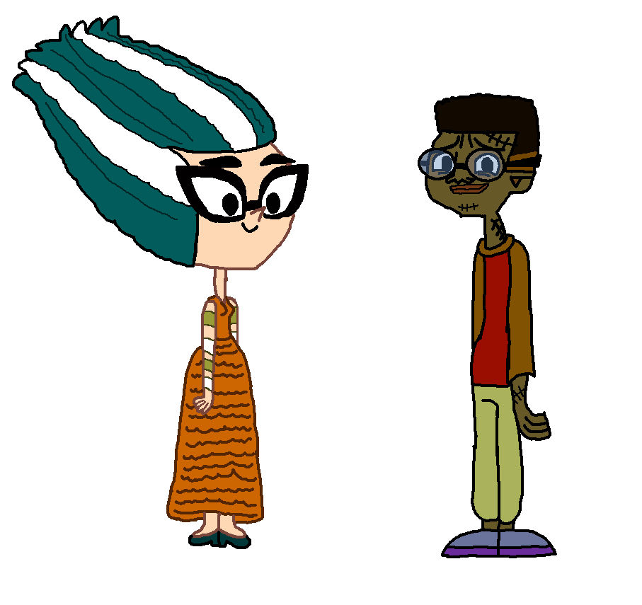 Mina and Cameron as Frankenstein by bigpurplemuppet99 on DeviantArt