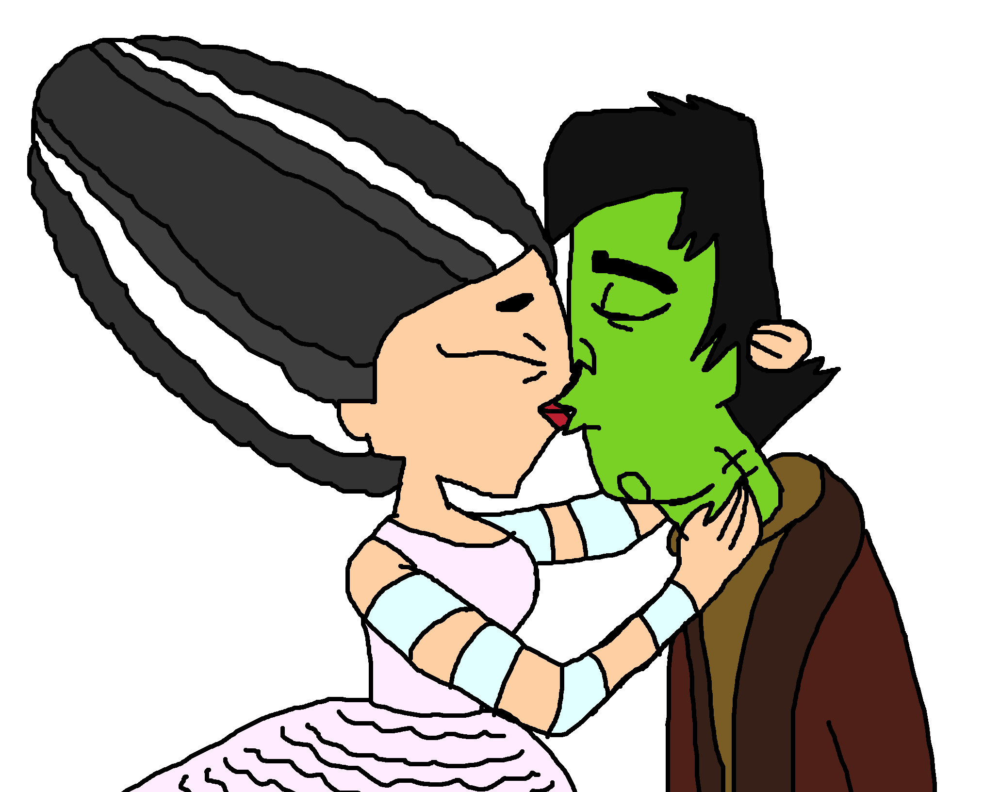 TDI Heather and Trent Frankenstein Kiss #66 by bigpurplemuppet99 on ...