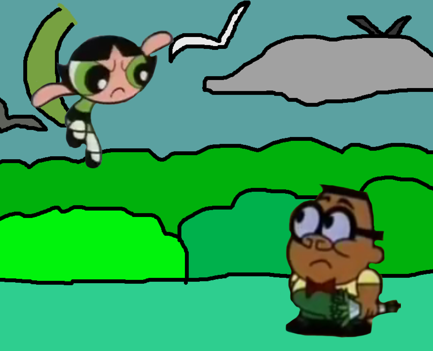 Irwin Sees Buttercup Flying by bigpurplemuppet99 on DeviantArt
