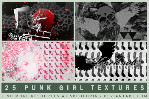 Punk Girl Texture Pack by sbcoloring on DeviantArt