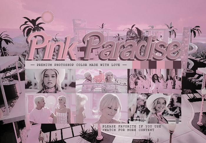 Pink Paradise Psd by sbcoloring on DeviantArt
