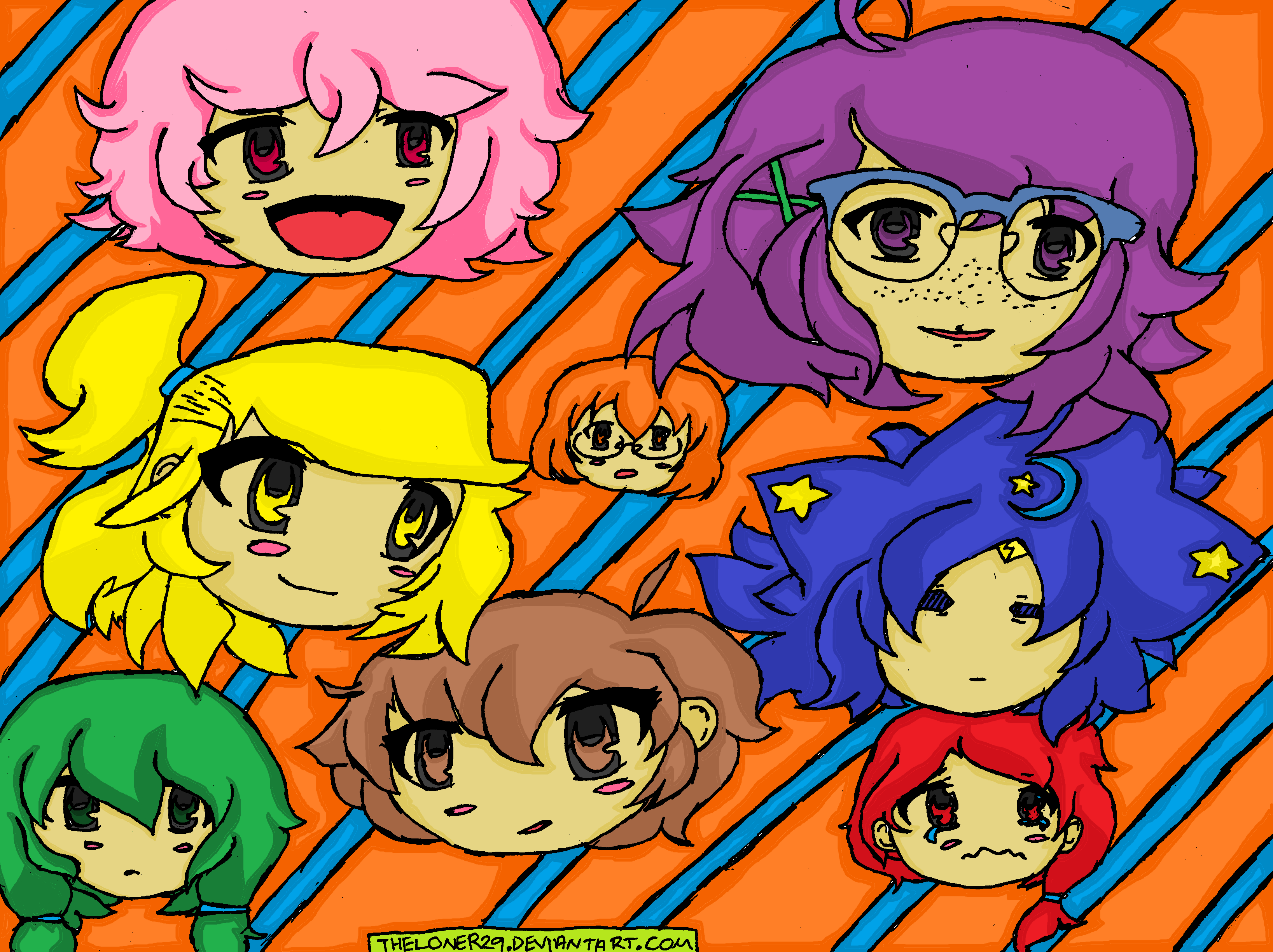 My OC female chibis by THELONER29 on DeviantArt
