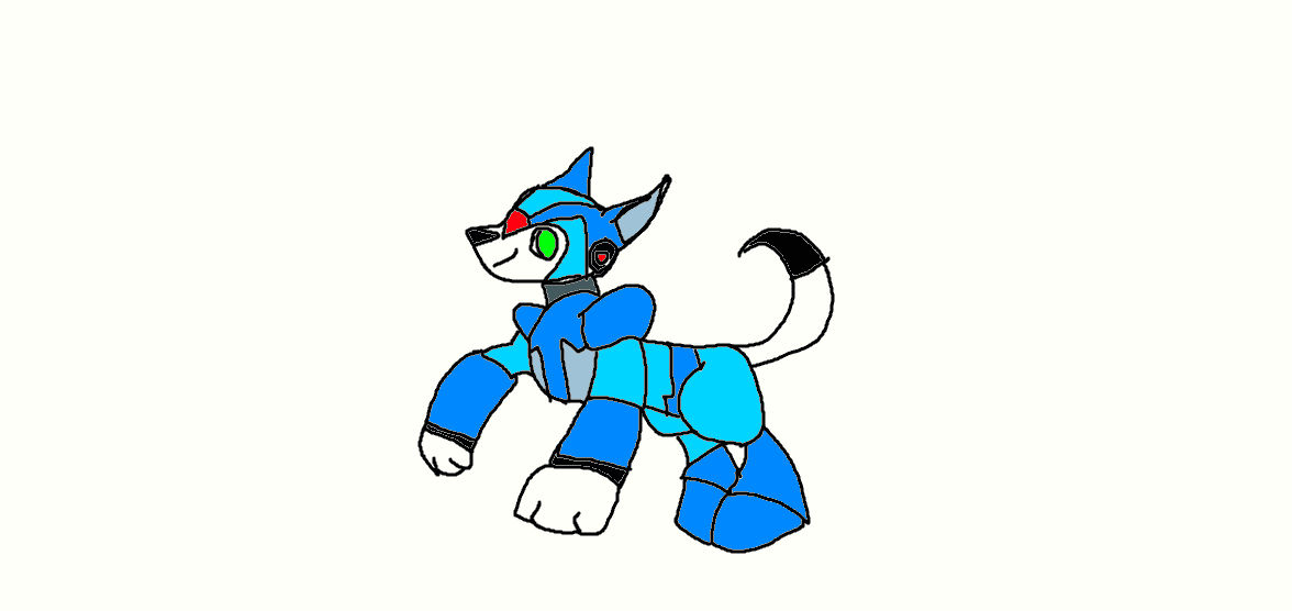 mega man x or mavrick hunter x as a dog! by yamper0 on DeviantArt