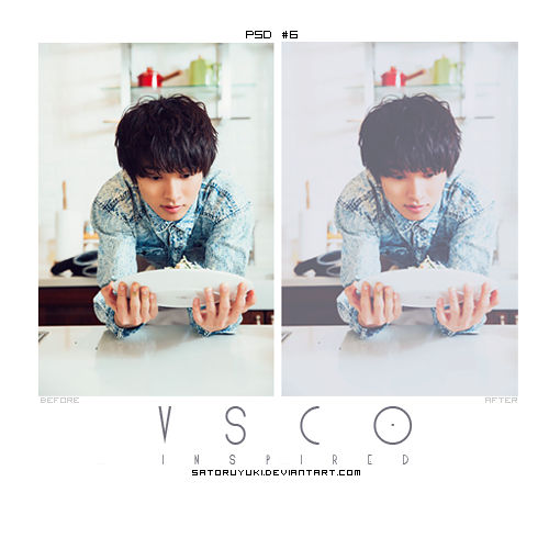 PSD #6: VSCO Inspired by satoruyuki on DeviantArt
